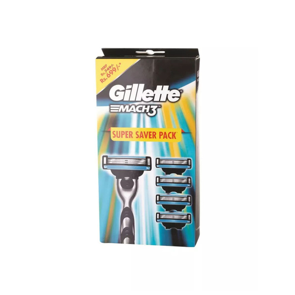 Gillette Mach3 станок для бритья с 5 сменными кассетами - купить с ...