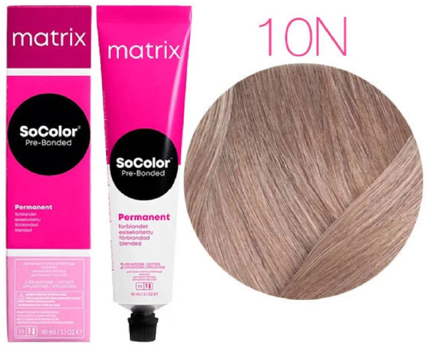 Краска для волос Matrix SoColor Pre-Bonded 10N очень-очень светлый ...