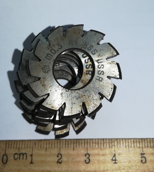 Фреза дисковая зуборезная модульная М0,3 20 Р6М5 (к-т из 8шт.) купить ...