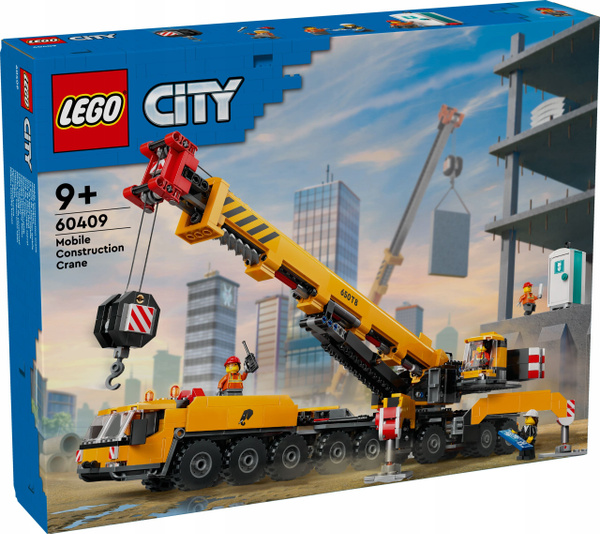 Конструктор LEGO City - Желтый передвижной кран - Лего Сити 60409 ...