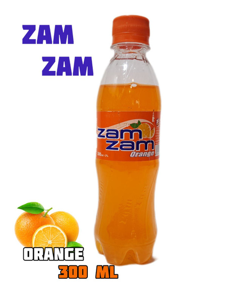 газированный напиток ZAM ZAM, Иран, 2шт 600мл Апельсин - купить с ...