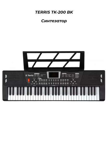 TERRIS TK-200 BK - Синтезатор - купить с доставкой по выгодным ценам в ...