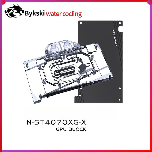 Bykski Графическая карта с водяным охлаждением Soltek RTX 4070-12GB X ...