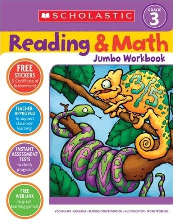 Scholastic Reading and Math Jumbo Workbook, grade 3 - купить с ...