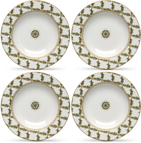 Набор тарелок Pozzi Milano 1876, Фарфор, диаметр 21.5 см - купить по ...