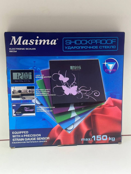 Напольные весы MASIMA MS-306, разноцветный купить по низкой цене с ...