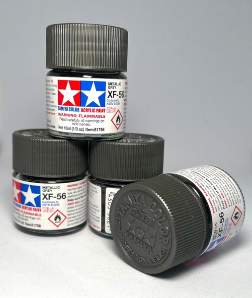 81756 Tamiya XF-56 Metallic Grey (Серый металлик) краска акриловая 10 ...