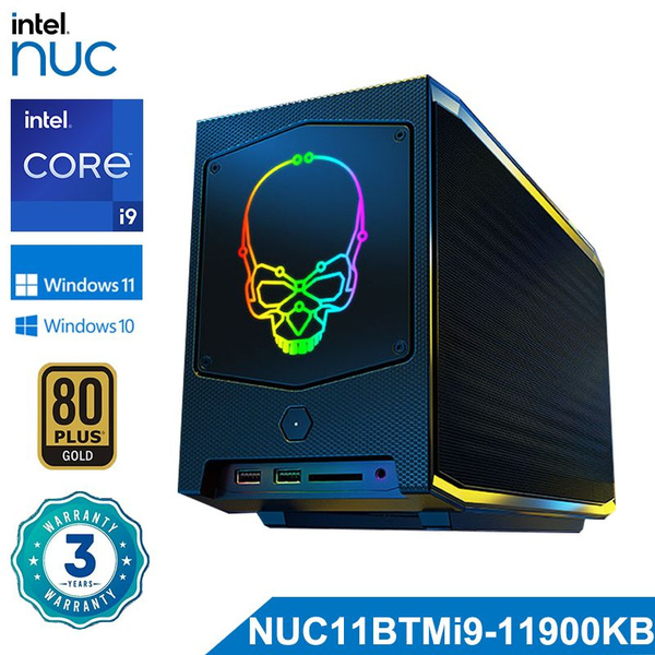 Zldrill Мини-ПК NUC11BTMi9 (Intel Core i9-11900KB, RAM 64 ГБ, SSD 1024 ...