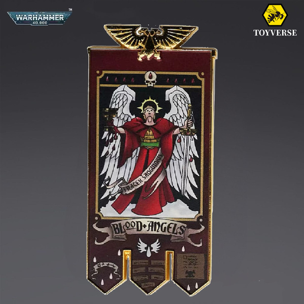Warhammer 40000 Space Marine Chapter Banner Space Wolves Alloy material ...