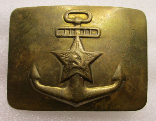 Пряжка СССР ВМФ Якорь со звездой ,1960-е гг. купить по низким ценам в ...