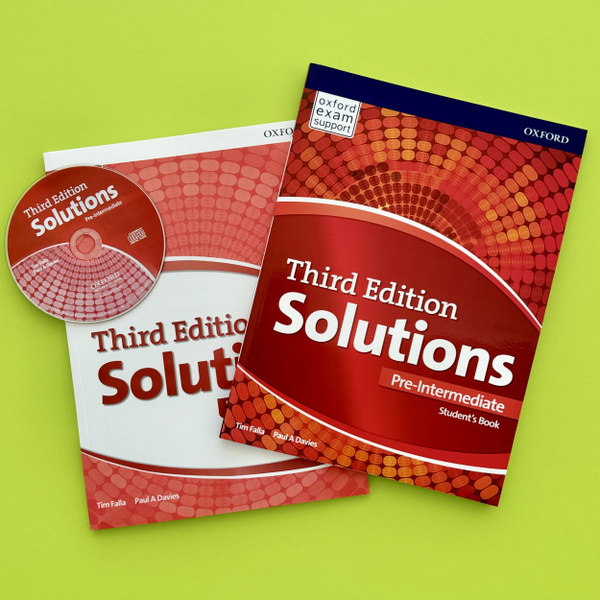 Комплект Solutions Pre-Intermediate (Third Edition): Student's Book and Workbook (Учебник и ...