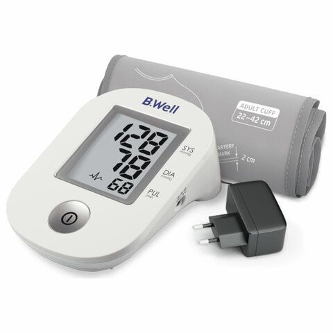 Тонометр B.WELL PRO-33ad, манжета 22-42 см, автоматический, на плечо ...