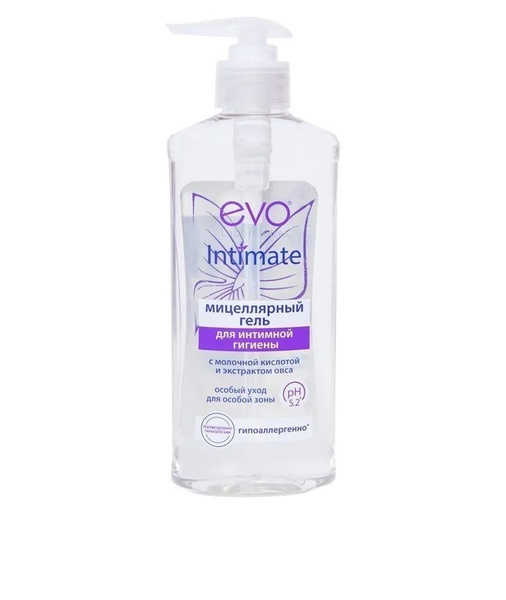 Мицеллярный гель EVO Intimate, для интимной гигиены, 275мл - купить с ...