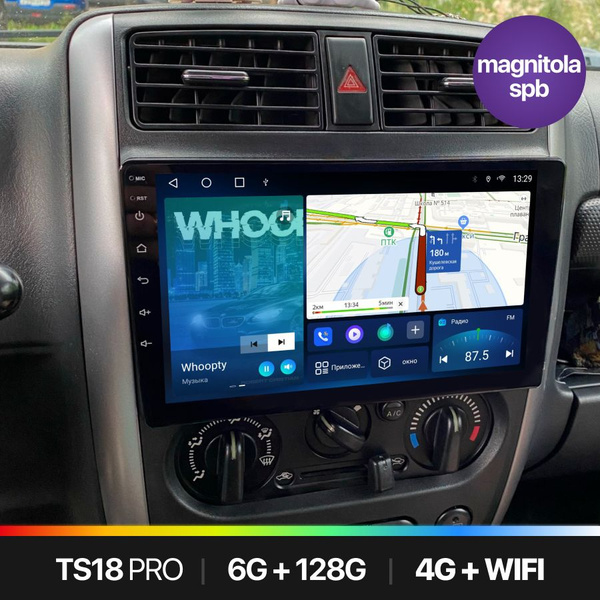 Штатная магнитола TS18 Pro 6+128GB, Suzuki Jimny, Сузуки Джимни ...