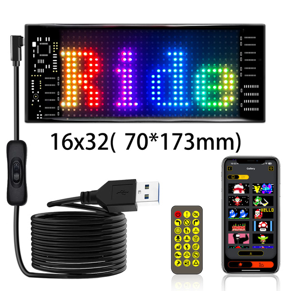 Гибкая Бегущая строка разноцветная (120*595mm RGB SMD) светодиодный led ...
