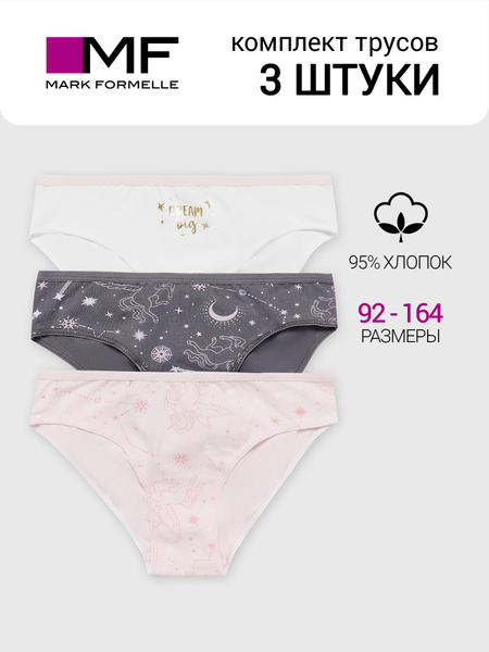 Комплект трусов Mark Formelle, 3 шт - купить с доставкой по выгодным ценам в интернет-магазине ...