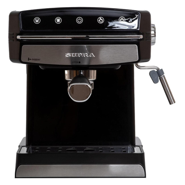 Supra Кофеварка рожковая CMS-1525, черный купить на OZON по низкой цене (1759530759)