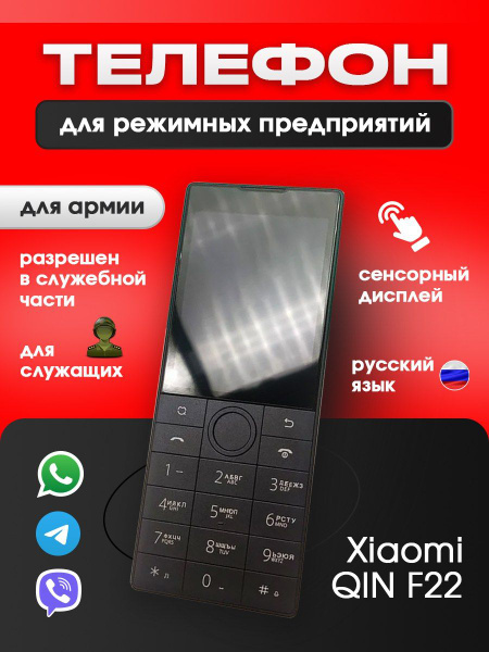 Мобильный телефон QIN QinF22, темно-серый - купить по выгодной цене в ...