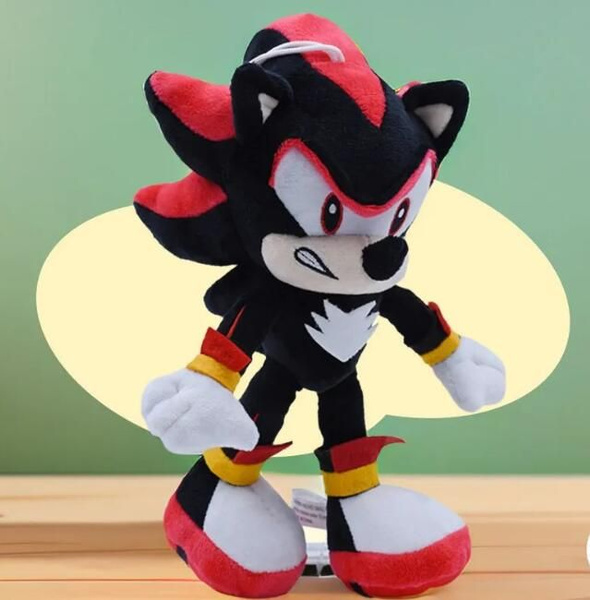 Плюшевая игрушка Sonic the Hedgehog, 25 см/средний размер, черная мышь ...