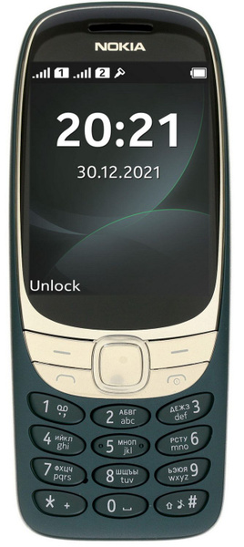 Мобильный телефон Nokia 6310 TA-1400 DS EAC GREEN, зеленый - купить по ...