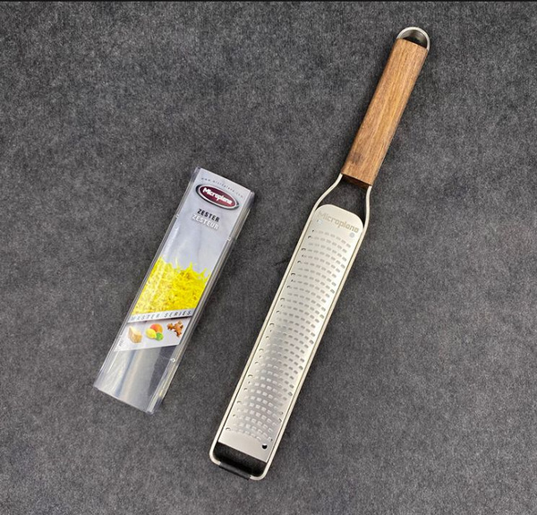 Терка Microplane Zester для сыра и цитрусовых серая / Терка Микроплан ...