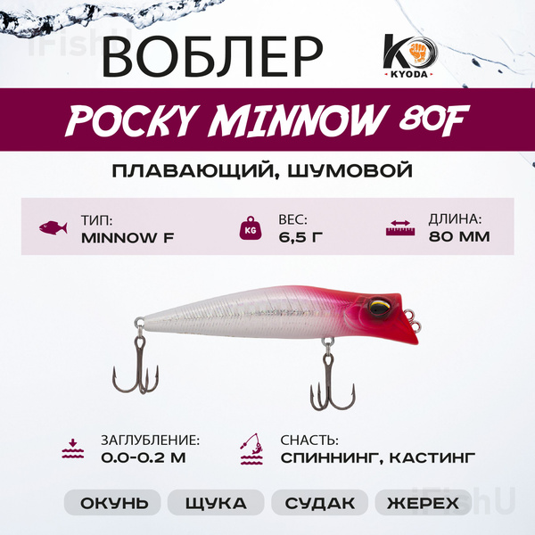 Воблер Минноу (Minnow) KYODA POCKY MINNOW, 0.01-0.2 м купить c доставкой на OZON по низкой цене ...