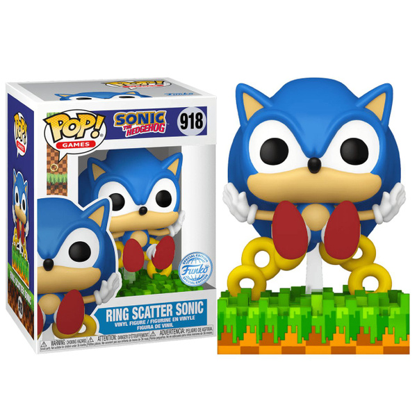 Фигурка Funko POP Ring Scatter Sonic (Эксклюзив Previews) из игры Sonic ...