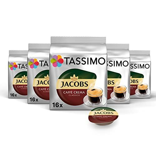Кофе в капсулах Tassimo Jacobs Caffe Crema Classico, 80 капсул купить ...