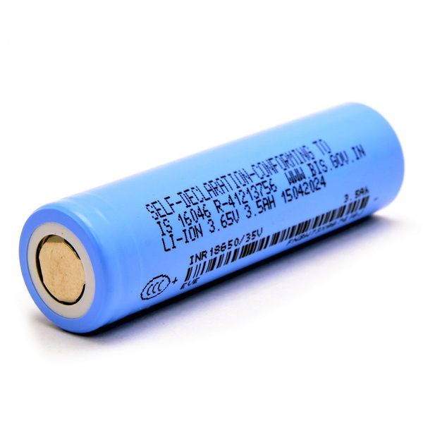 Аккумулятор EVE INR18650 35V 3500 10A (Комплект 20 элементов) голубой ...