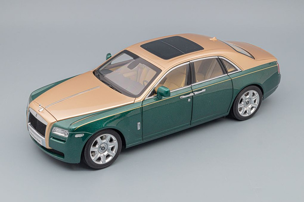 Модель коллекционная Rolls-royce ghost brooklands, green / gold купить ...