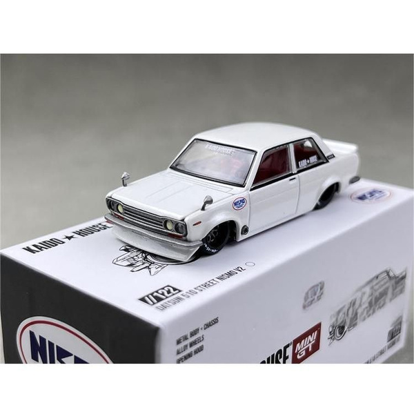 Машинка KAIDO HOUSE MINI GT 1/64 KHMG122 Datsun 510 Street Nismo V2 ...