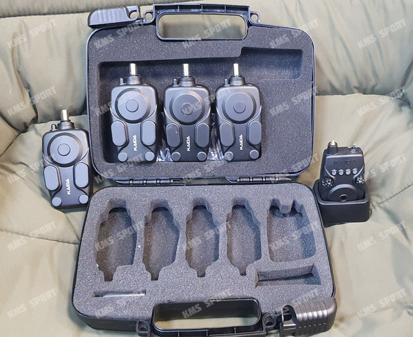 Набор электронных сигнализаторов поклевки Kaida CAN1, набор 4+1 BITE ALARM SET купить c ...