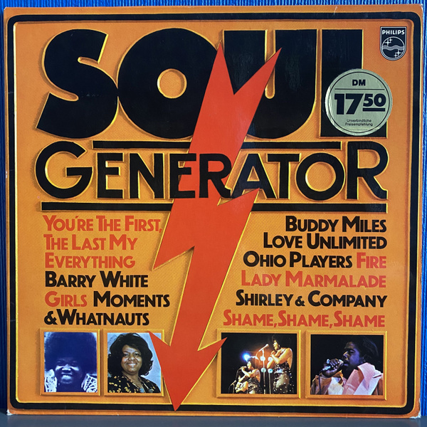 Soul Generator. EX+ ПЕРВЫЙ ПРЕСС! 1975 LP Виниловая пластинка - купить ...