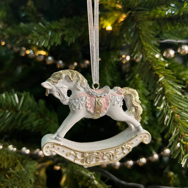 Елочная игрушка Лошадка, 6.5х2х7.5 см - купить по выгодной цене в ...