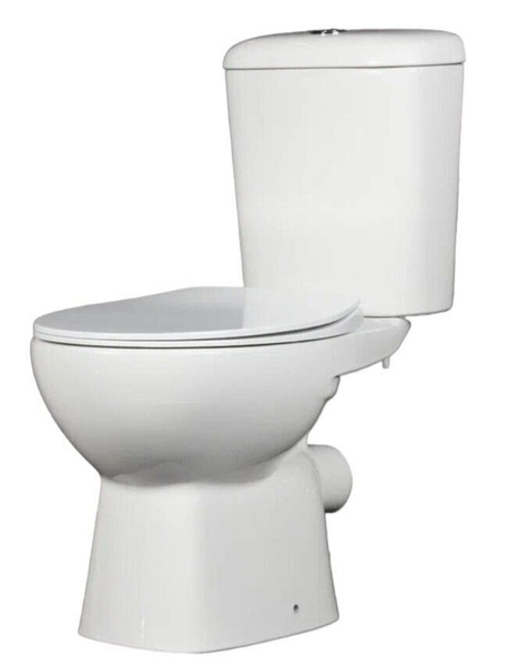 Унитаз Iberica Blanca MUNIA напольный безободковый белый, тонкое ...