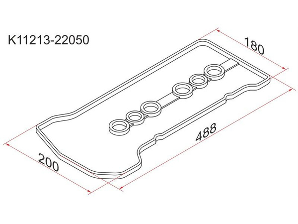 Прокладка клапанной крышки TY 1ZZ-FE, 00- купить на OZON по низкой цене ...