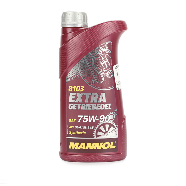 Масло трансмиссионное MANNOL Extra Getriebeoel Синтетическое 75W-90 1л ...