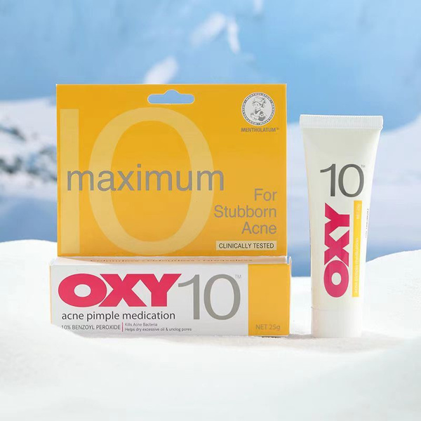 OXY 10 MAX Ментоловый крем от угревой сыпи с ментолом, 10% ...