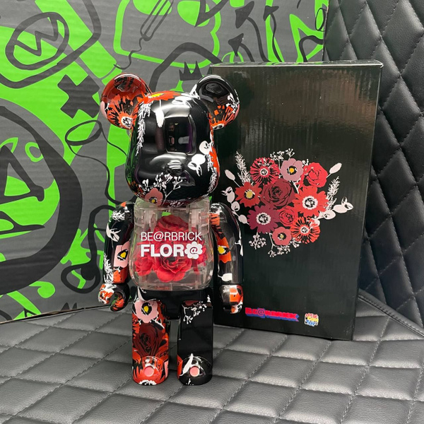 Игрушка Bearbrick Flora Красная 28см купить на OZON по низкой цене ...