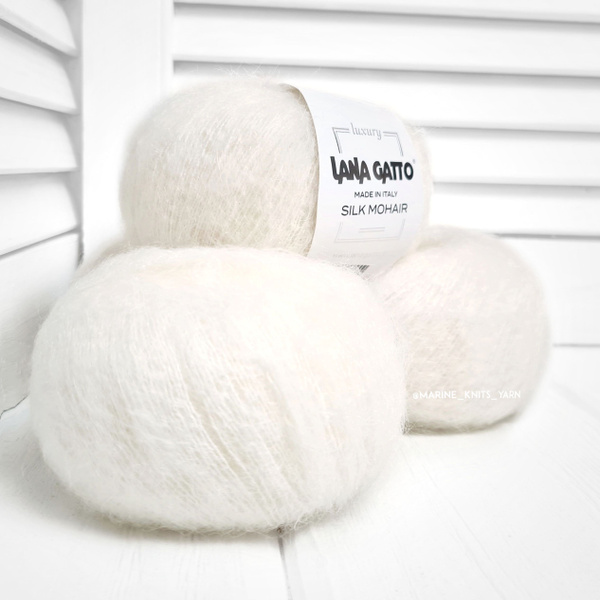 Характеристики Пряжа Lana Gatto - Silk Mohair, кидмохер на шелке (6028 ...