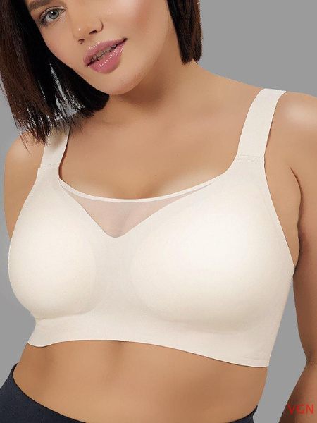 Бюстгальтер Женский, размер 85E, 85F молочный Нейлон, Спандекс Китай Крючки купить c доставкой ...