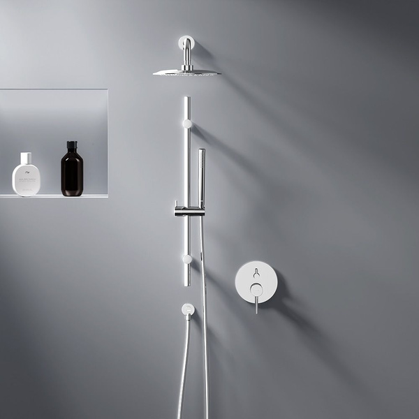 Душевая система с тропическим душем Damixa Scandinavian Pure 936530000 ...