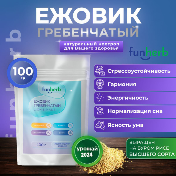 Ежевик (Ежовик) Гребенчатый. Мицелий молотый. Львиная грива. - купить с ...