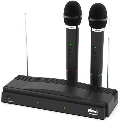 Микрофон для живого вокала Ritmix RWM-210 - купить по выгодной цене в ...