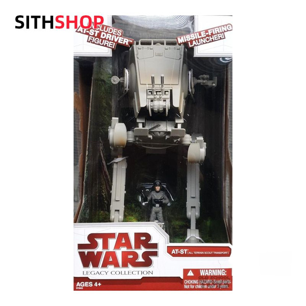 Фигурка Hasbro Star Wars Legacy Collection AT-ST & Driver 3.75 Inch ...
