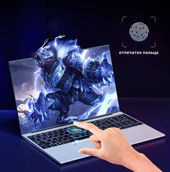 Ноутбук LANGTE ноутбук для работы и учебы SSD 256 ГБ, серебристый ...