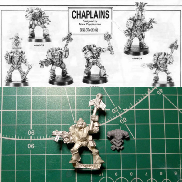 Характеристики Chaplain w/Crosius and Bolter 1987 Rogue Trader Space ...