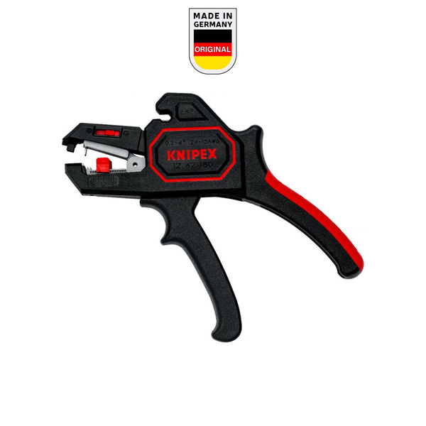 Стриппер автоматический, d 0.2-6 кв.мм AWG 24-10, 195 мм KNIPEX KN ...