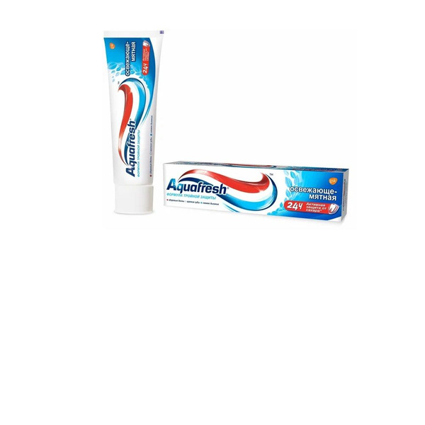 Зубная паста Aquafresh Тройная защита, Освежающе-мятная, 100 мл ...