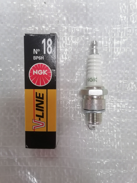 Свеча NGK BP6H оригинальная (3975) веломотор купить c доставкой на OZON ...